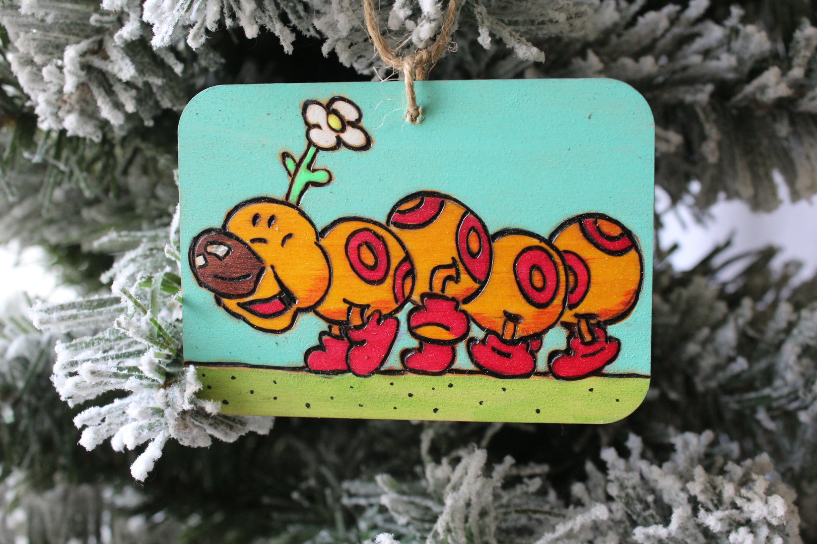 Super Mario World Wiggler Caterpillar Ornament Nintendo – Noshing_Nostalgia