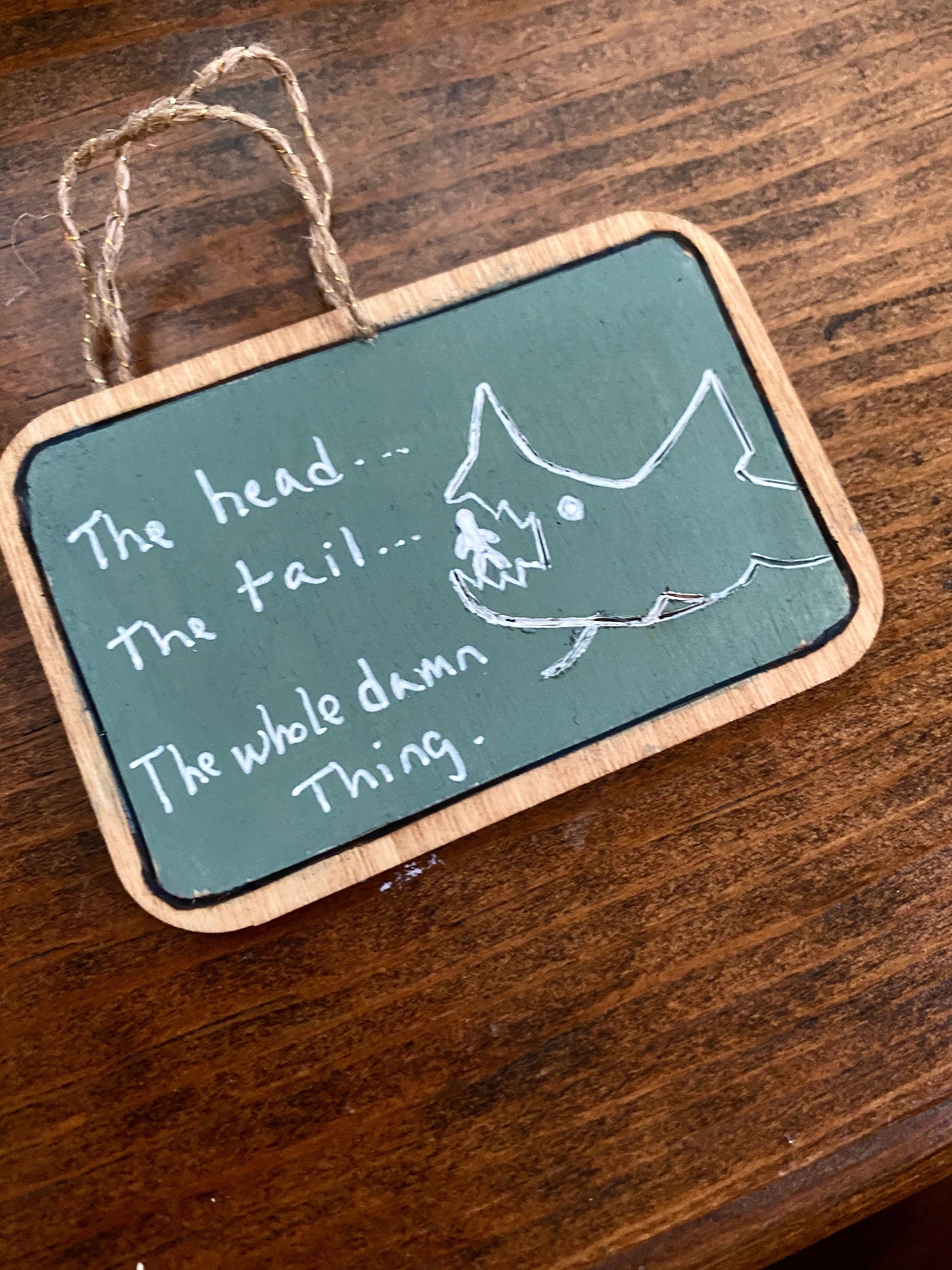 Jaws shark chalkboard Quint this shark swallow you whole – Noshing ...