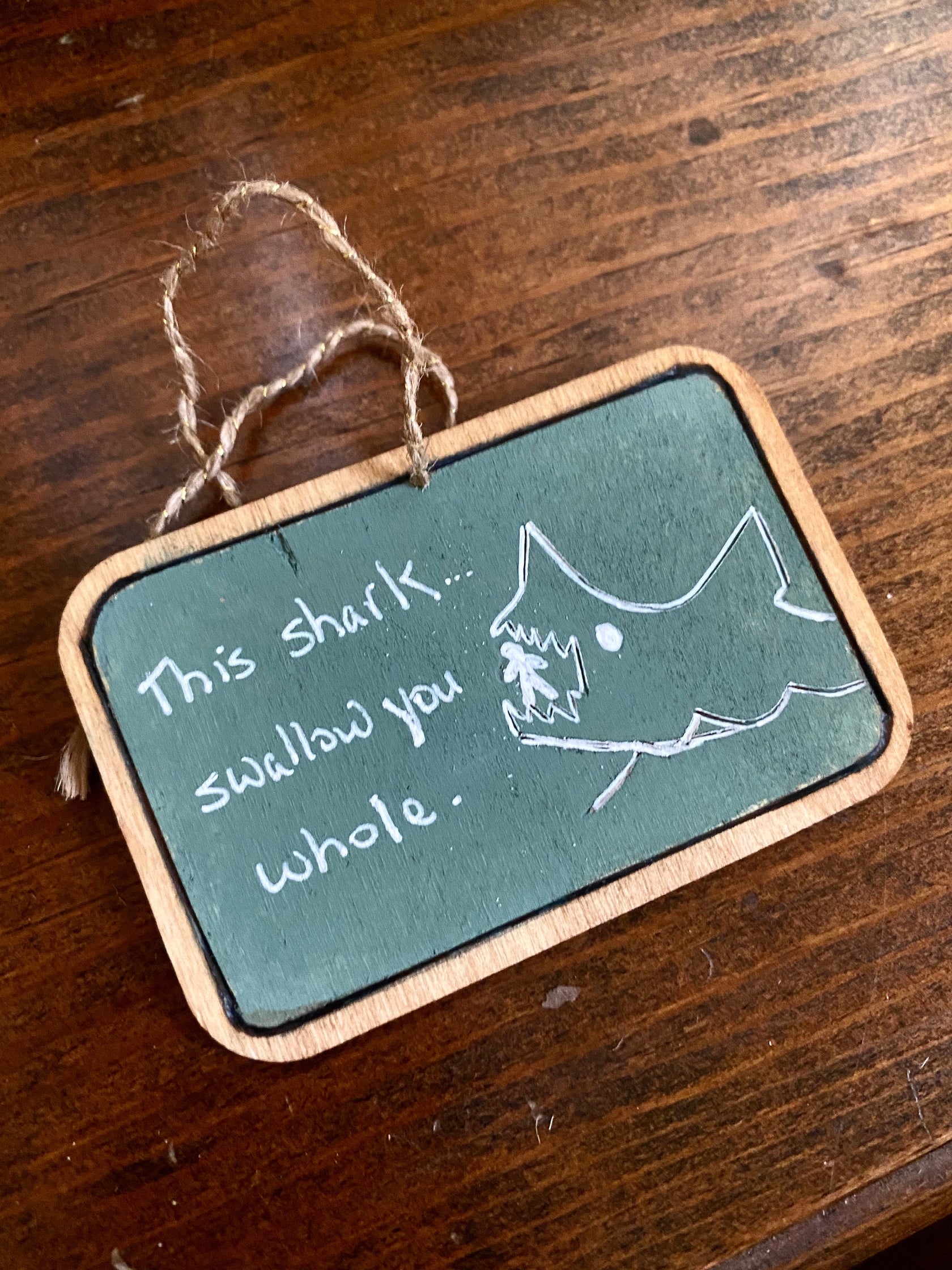 Jaws shark chalkboard Quint this shark swallow you whole – Noshing ...
