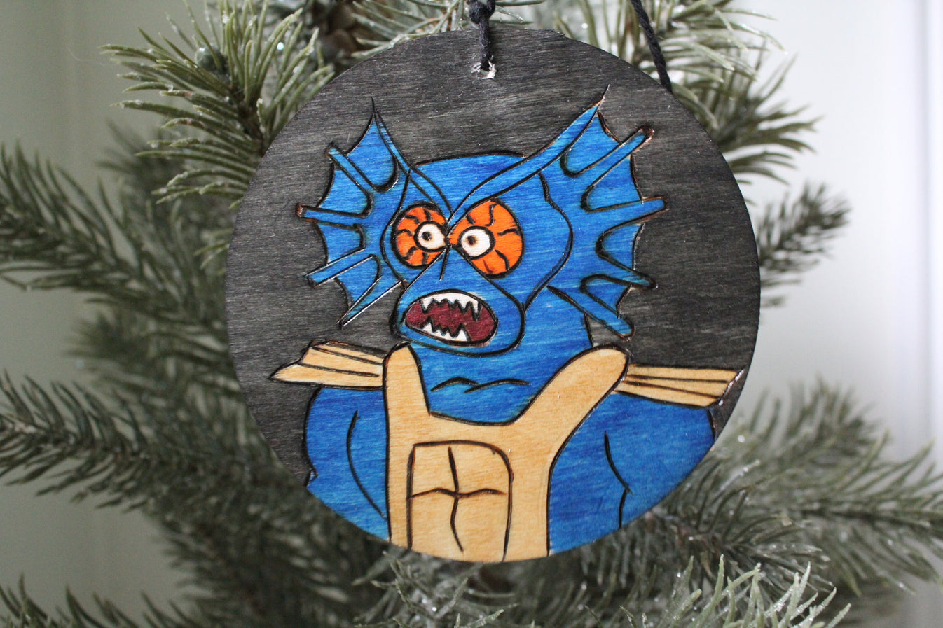 Nostalgic 80s He-Man Cartoon Characters Ornament Set Skeletor Mer-man ...